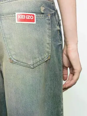 Kenzo Mid-rise Tapered Jeans