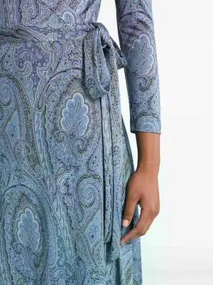 Etro Paisley Wrap Dress