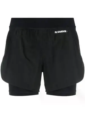 Jil Sander Logo Shorts For Women