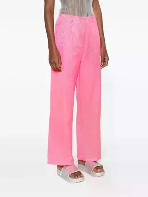 FORTE_FORTE Patterned Jacquard Straight-leg Jeans