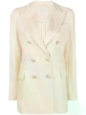 CIRCOLO 1901 Double-breasted Textured Blazer