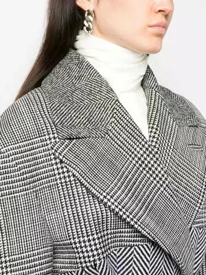 TOM FORD Patchwork Belted Wool Coat