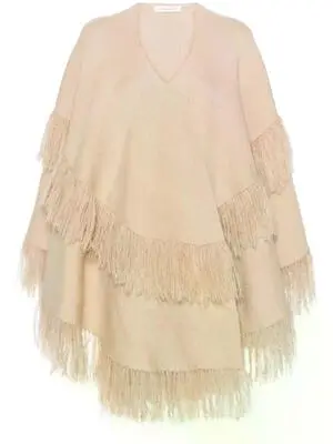 BY MALENE BIRGER Fringed Wool-blend Cape