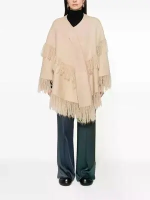 BY MALENE BIRGER Fringed Wool-blend Cape