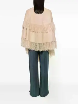 BY MALENE BIRGER Fringed Wool-blend Cape