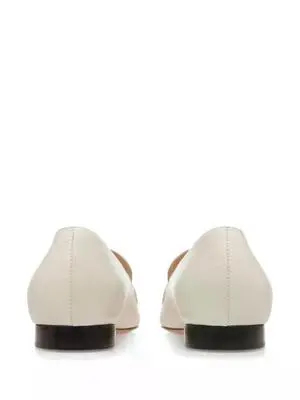 Bally O'brien Grained Leather Loafers - White