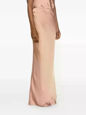 Norma Kamali Bias Maxi Skirt - Brown