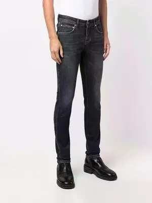 BARBA NAPOLI Skinny-cut Jeans - Black