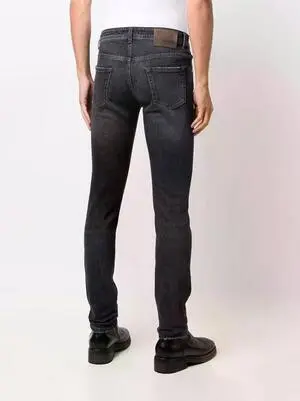 BARBA NAPOLI Skinny-cut Jeans - Black