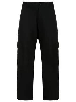 AMIR SLAMA Paneled Wide-leg Cargo Trousers