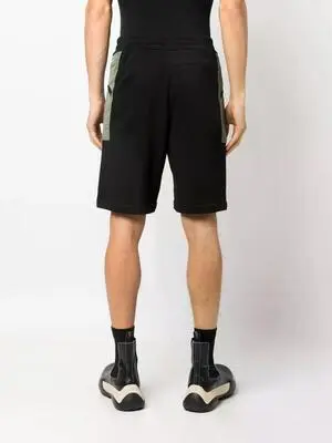 Alexander McQueen Two-tone Cotton Track Shorts
