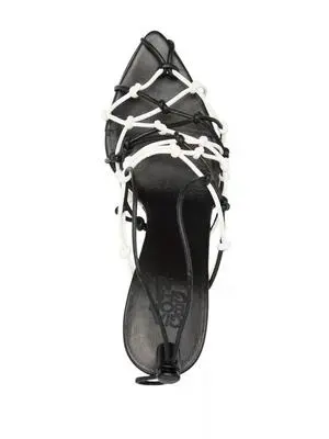 GIABORGHINI Strappy Pointed 100mm Pumps