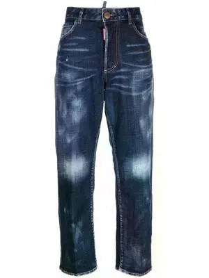 Dsquared2 Straight-leg Jeans With Logo Detail