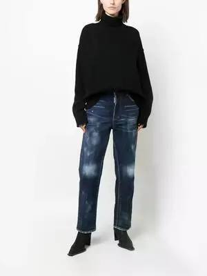 Dsquared2 Straight-leg Jeans With Logo Detail