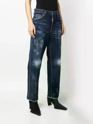 Dsquared2 Straight-leg Jeans With Logo Detail