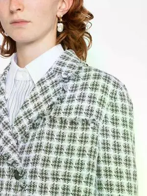 Thom Browne Double-breasted Tweed Jacket
