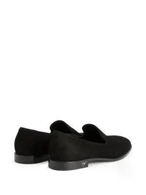GIUSEPPE ZANOTTI Gatien Suede Loafers - Black