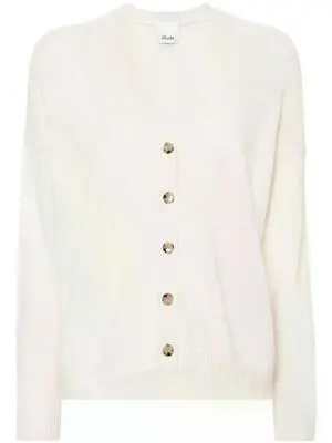 ALLUDE Fine-knit Cashmere Cardigan
