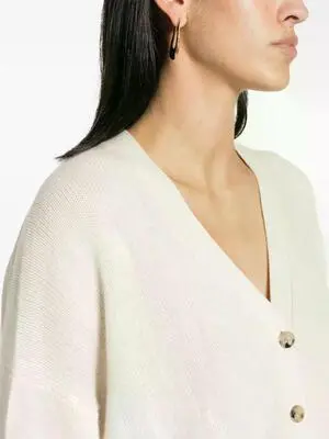 ALLUDE Fine-knit Cashmere Cardigan