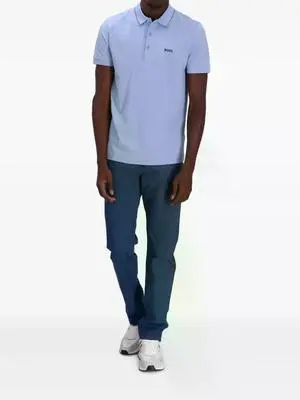 BOSS Logo-embroidered Polo Shirt