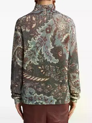 Etro Floral-print Wool Sweater