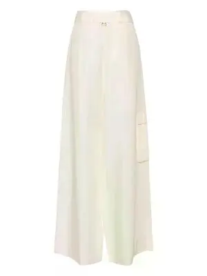 TWINSET Belted Wide-leg Trousers