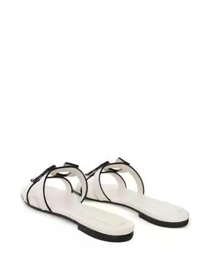 Simkhai Leather Slides - Neutrals