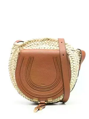 Chloé Marcie Woven Leather Shoulder Bag