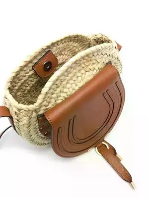 Chloé Marcie Woven Leather Shoulder Bag