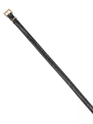 Saint Laurent Cassandre Belt - Black