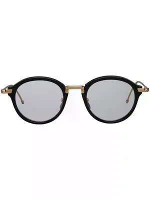 Thom Browne Round-frame Glasses - Black
