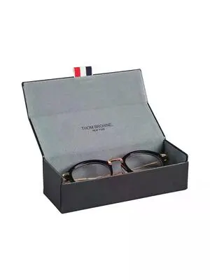 Thom Browne Round-frame Glasses - Black
