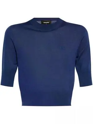 Dsquared2 Logo-embroidered T-shirt
