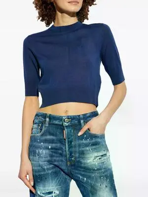 Dsquared2 Logo-embroidered T-shirt