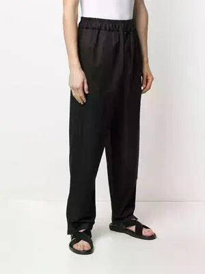 JIL SANDER Elasticated Waist Wide-leg Trousers