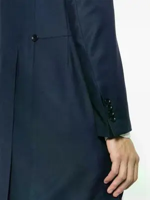 Canali Single-breasted Wool Suit - Blue