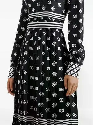 Dolce & Gabbana Logo-print Midi Shirt Dress