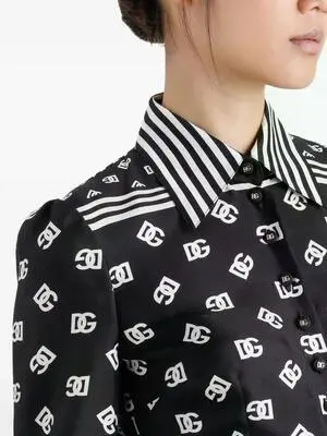 Dolce & Gabbana Logo-print Midi Shirt Dress