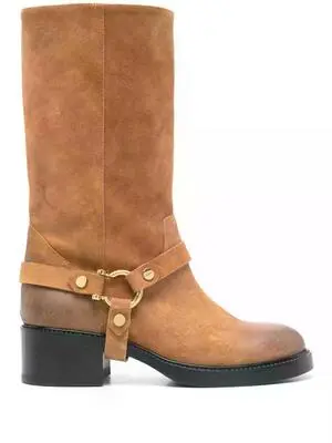 Chloé 40mm Dakota Boots - Brown