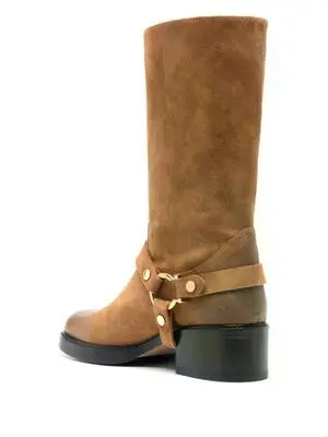 Chloé 40mm Dakota Boots - Brown