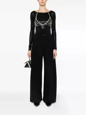 LOULOU Pleat Detail Palazzo Pants