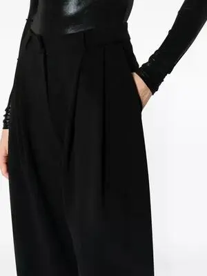 LOULOU Pleat Detail Palazzo Pants