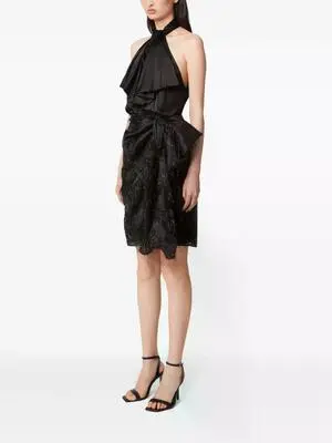Nina Ricci Asymmetric Bow Mini Skirt