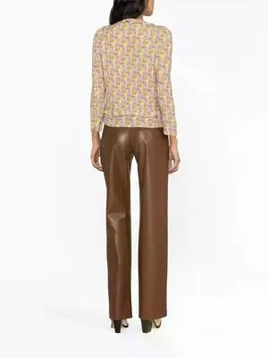 Zadig&Voltaire Tresse Ruffled Long-sleeve Blouse
