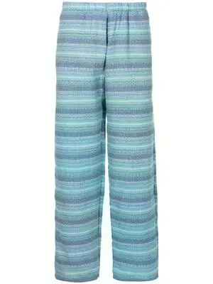 AMIR SLAMA Striped Jacquard Trousers