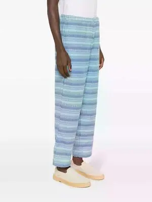 AMIR SLAMA Striped Jacquard Trousers