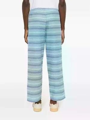 AMIR SLAMA Striped Jacquard Trousers