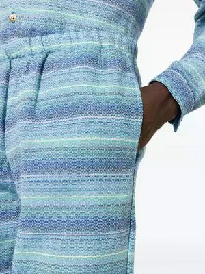 AMIR SLAMA Striped Jacquard Trousers