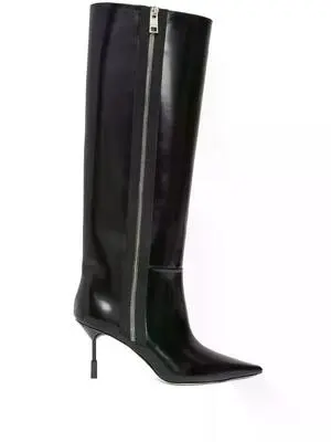 MSGM Pointed-toe Leather Boots