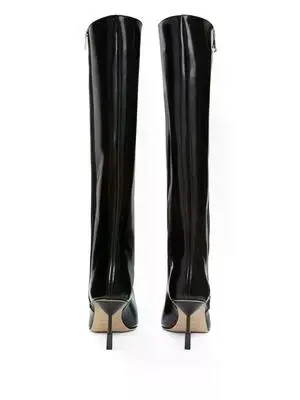 MSGM Pointed-toe Leather Boots